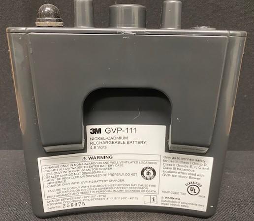 3M GVP-111 Air Purifying Respirator Nickel Cadmium Battery Pack ...