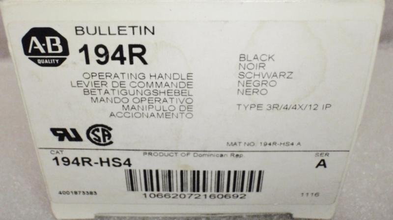 Allen-Bradley 194R Operating Handle | Garden City Plastics