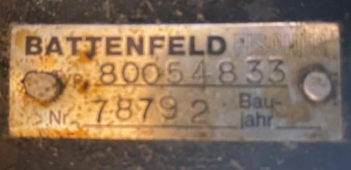 Battenfeld Fischer 80054833 4x100mm Blow Mold Machine Head | Garden ...