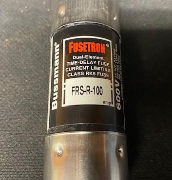 Cooper Bussmann FRS-R-100 Fusetron Dual Element Fuse | Garden City Plastics