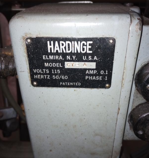 Hardinge CH Lathe with CT-A Threading Attachment | Garden City Plastics