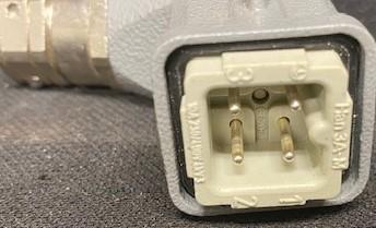Harting PC GF20 & HAN 3A-M 4-Pin Angled Connectors | Garden City Plastics