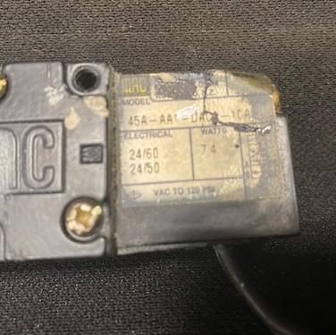 MAC Valves 45A-AA1-DACA-1CA Pneumatic Solenoid | Garden City Plastics
