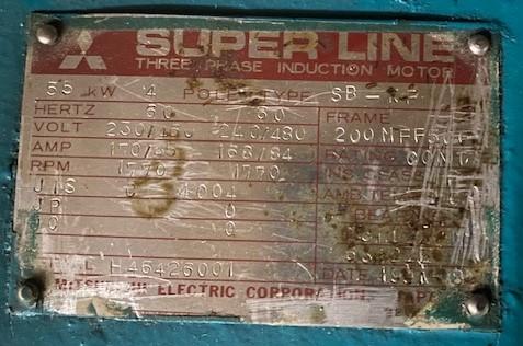 Mitsubishi SB-KF Super Line 3-Phase Induction Motor | Garden City Plastics