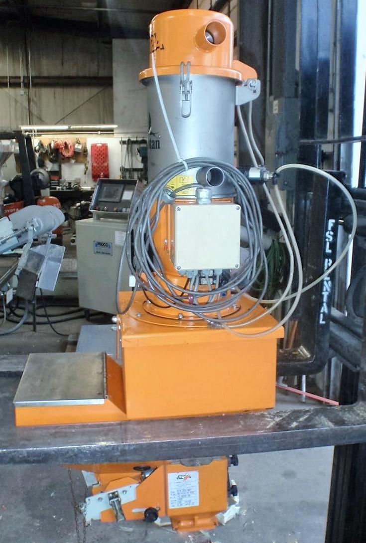 Motan HLB-06-2-A210-0 Vacuum Loader with Hopper | Garden City Plastics