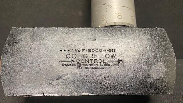 Parker F-2000S11 Colorflow Hydraulic Valve | Garden City Plastics