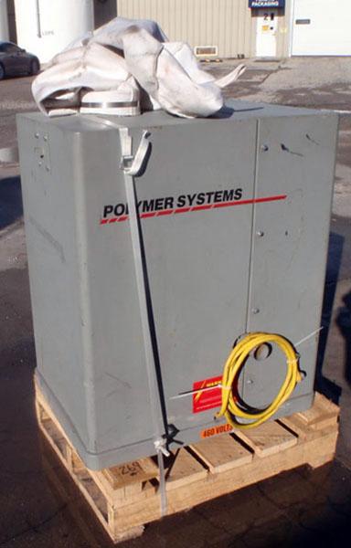 Polymer Systems Unknown Model 1.5 HP blower cyclone dust collector ...