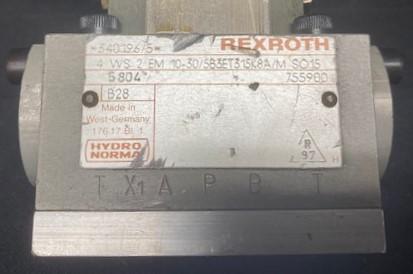 Rexroth 4WS2EM 10-30/5B3ET315K8A/M SO15 Hydro Norma Servo Valve ...