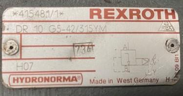 Rexroth-Hydronorma DR 10 G5-42/315YM Hydraulic Valve | Garden City Plastics
