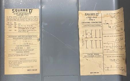 Square D 8903 Type SPG3 Series A Enclosed Contactor Coil | Garden City ...