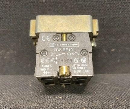 Telemecanique ZB2-BE101 Contact Blocks Doubled on Mounting Block ...