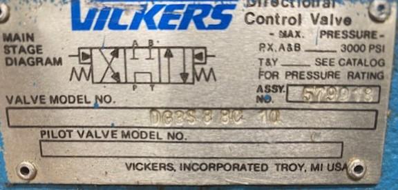 Vickers DG3S 8 8C 10 Directional Control Valve | Garden City Plastics