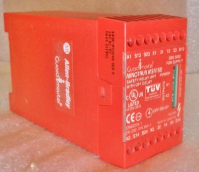 Allen-Bradley 440R-M23048 Guardmaster MinoTaur MSR15D Safety Relay ...