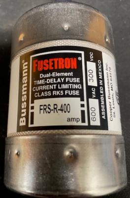 Cooper Bussmann FRS-R-400 Fusetron Dual Element Fuse | Garden City Plastics