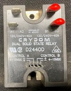 Crydom D2440D Dual Solid State Relay | Garden City Plastics