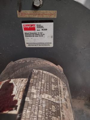 Dayton 4C329, 3HP Blower | Garden City Plastics