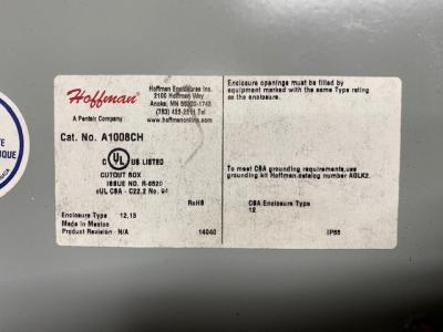 Hoffman A1008CH Electric Box | Garden City Plastics