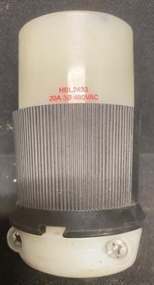 Hubbell HBL2433 3-Pole 4-Wire Connector | Garden City Plastics