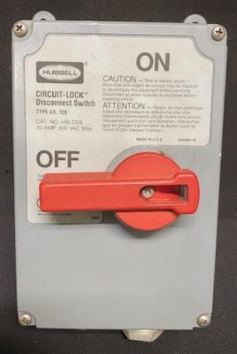 Hubbell HBLDS3 Enclosed Disconnect Switch | Garden City Plastics