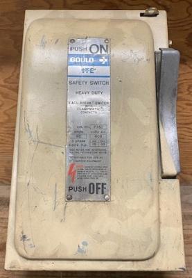Gould-ITE F-352 Vacu-Break Enclosed Fusible Safety Switch | Garden City ...