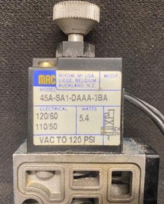 MAC Valves 45A-SA1-DAAA-3BA Solenoid Valve | Garden City Plastics