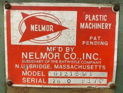 Nelmor G1215M1 15 HP Grinder | Garden City Plastics