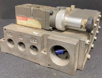 Numatics HH-3 Valve Manifold FlexiBlok Assembly with 081RS400J Pressure ...