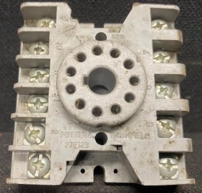 Potter & Brumfield 27E123 11-Pin Relay Socket | Garden City Plastics