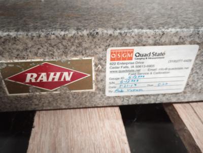 Rahn 24 inch square Granite Surface Plate | Garden City Plastics
