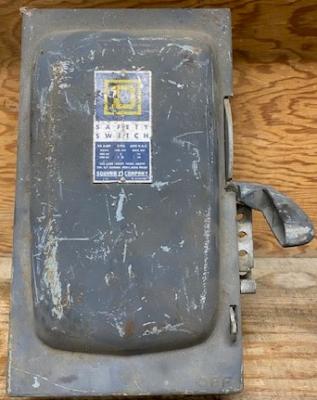 Square D H361 Series A2 Enclosed Fusible Safety Switch | Garden City ...
