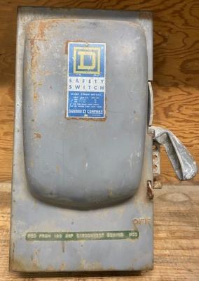 Square D H362 Series A1 Enclosed Fusible Safety Switch | Garden City ...