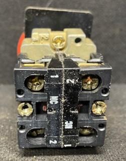 Telemecanique ZB2-BE102 Contact Blocks on Mounting Block with Emergency ...