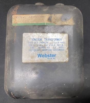 Webster 312-24A02V Ignition Transformer | Garden City Plastics